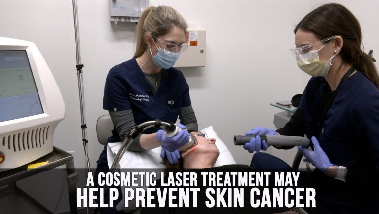 A Cosmetic Laser Treatment May Help Prevent Skin Cancer